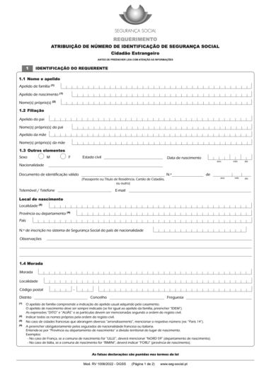 Comment obtenir son numéro de sécurité sociale au Portugal